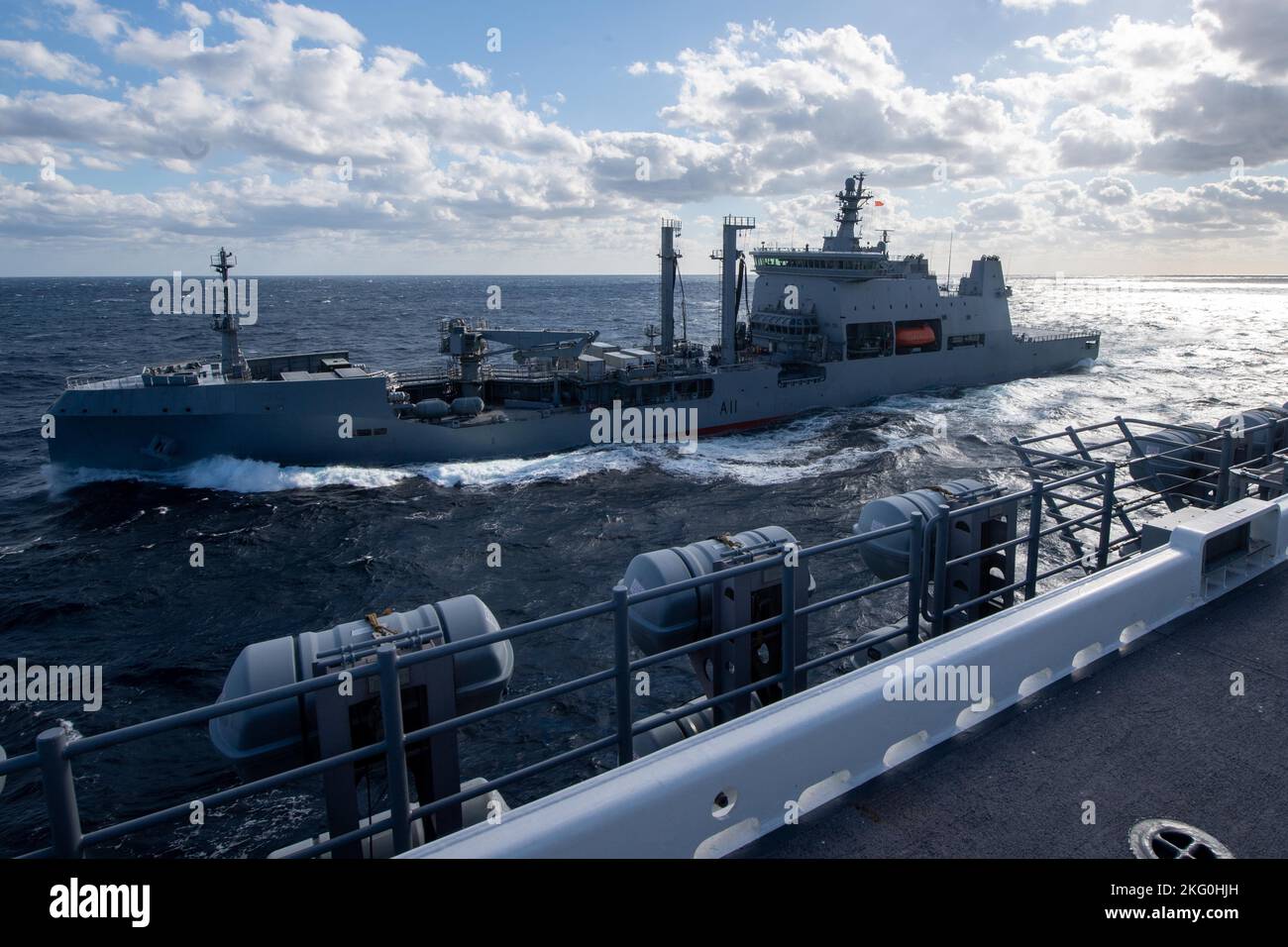 EAST CHINA SEA (Oct. 19, 2022) The Royal New Zealand Navy sustainment ...