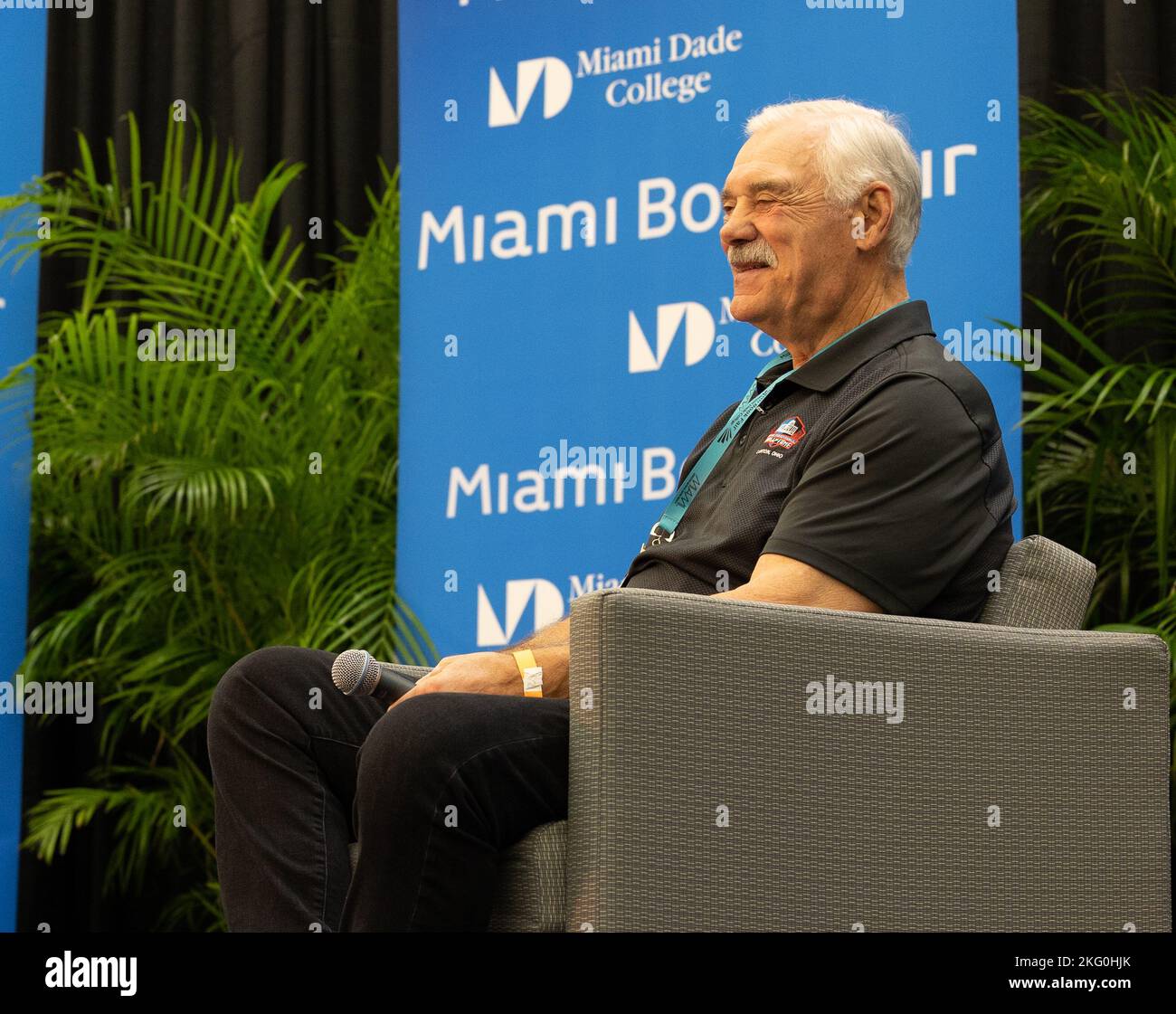 MIAMI, FL-NOV 19: Larry Csonka is seen during the Miami Book Fair on ...