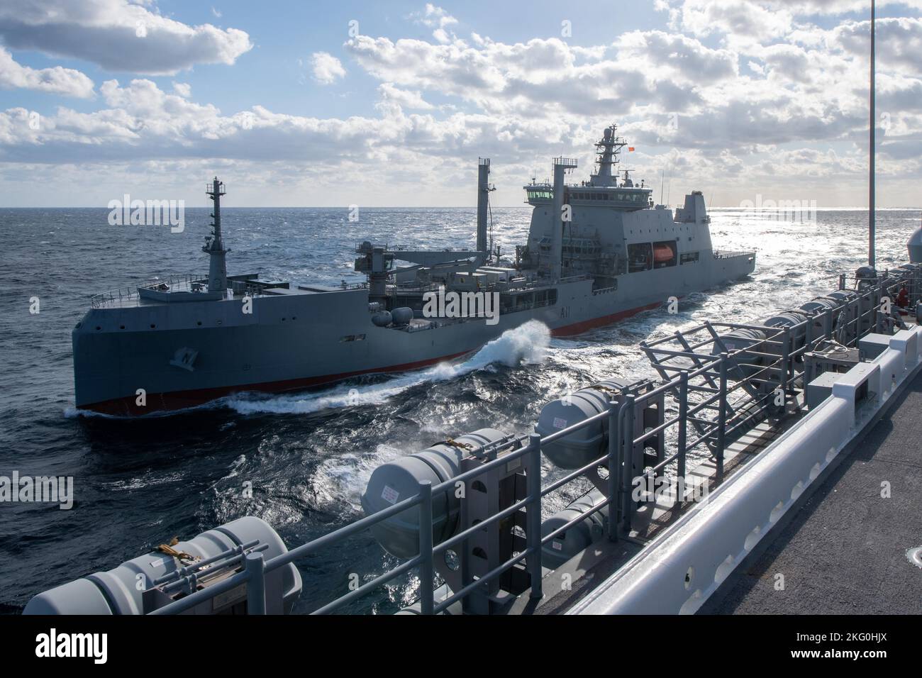 EAST CHINA SEA (Oct. 19, 2022) The Royal New Zealand Navy sustainment ...