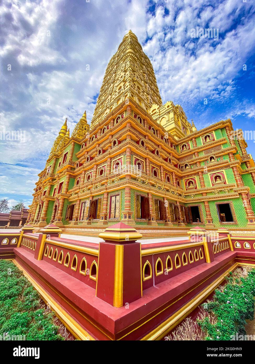 Wat MahaThat Wachira mongkol in Krabi, Thailand Stock Photo - Alamy
