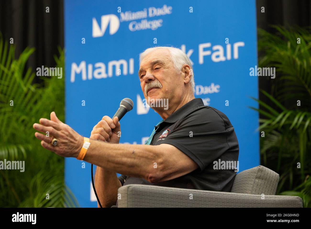 MIAMI, FL-NOV 19: Larry Csonka is seen during the Miami Book Fair on ...