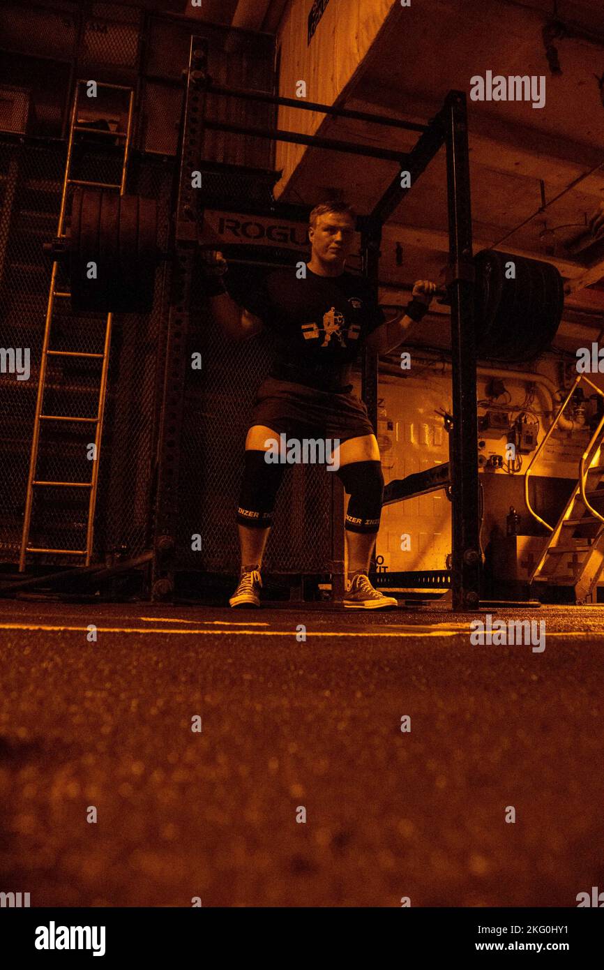 221019-N-BR419-1070 PHILIPPINE SEA (Oct. 19, 2022) Seaman James Bugda ...