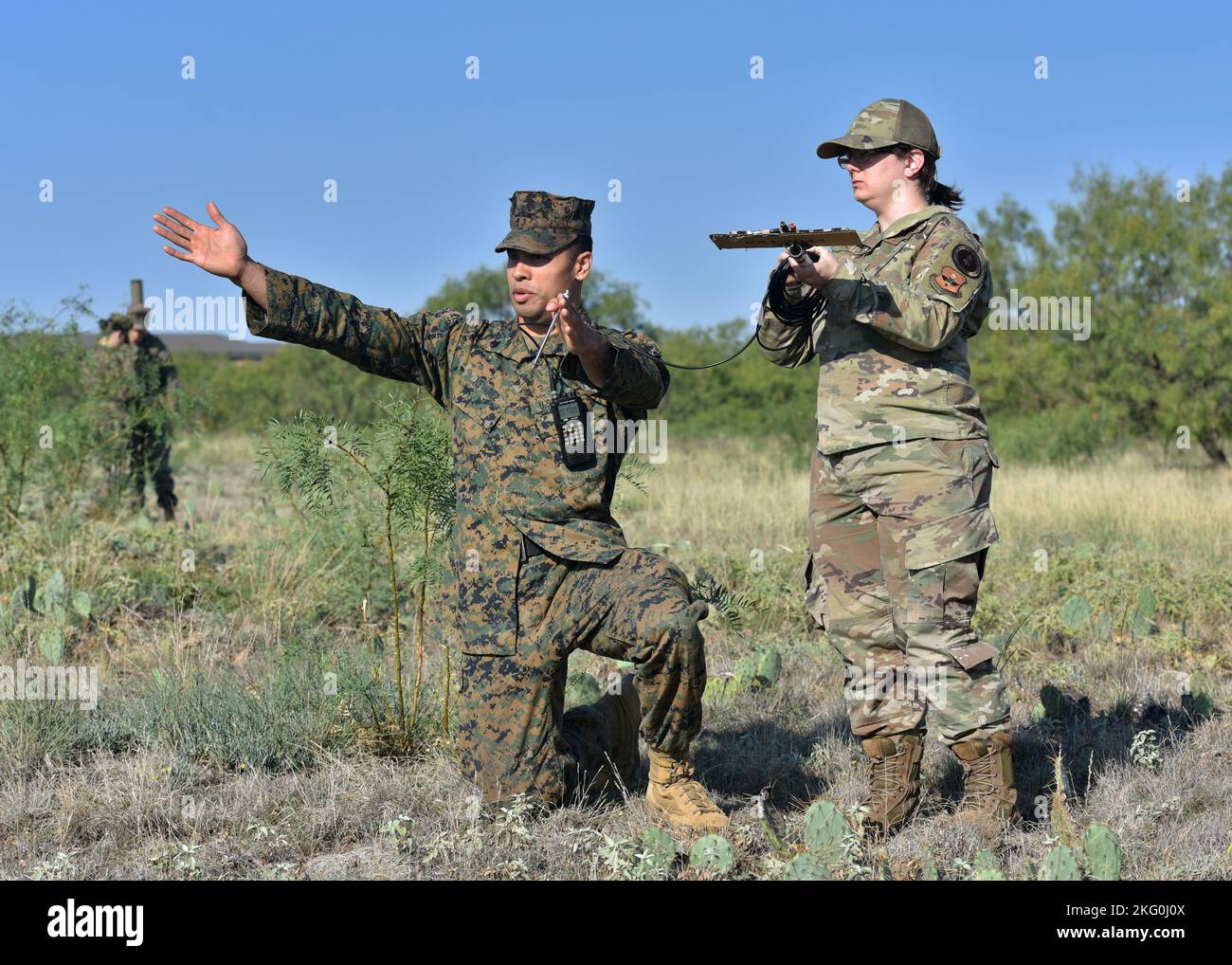 U.S. Marine Sgt. Aaron Nevárez, Marine Corps Detachment Goodfellow ...