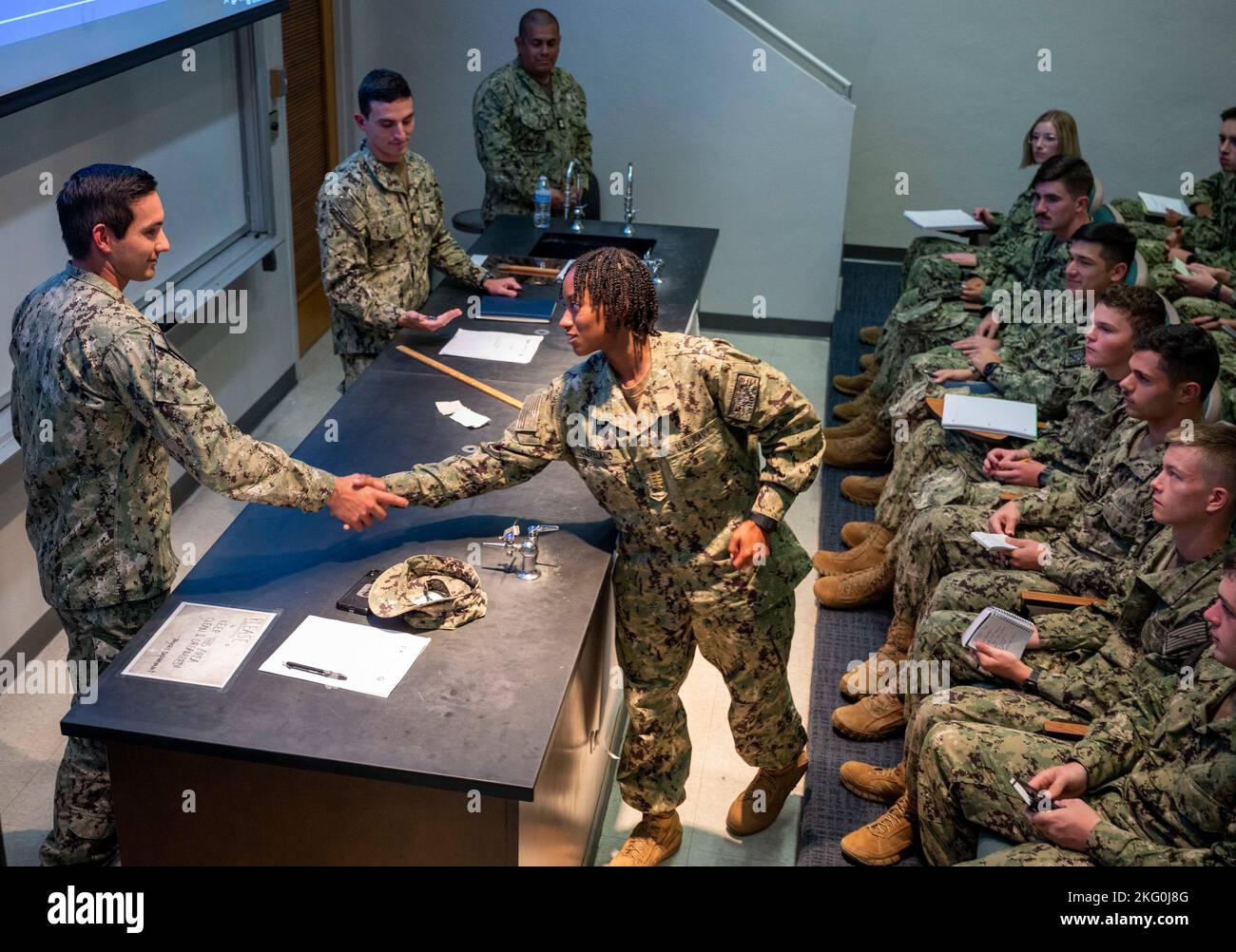 A Naval Reserve Officer Training Corps midshipmen from the University ...