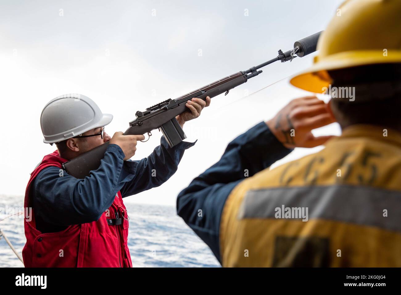 221019-N-TC847-1004 ADRIATIC SEA (Oct. 19, 2022) Gunner’s Mate Seaman ...