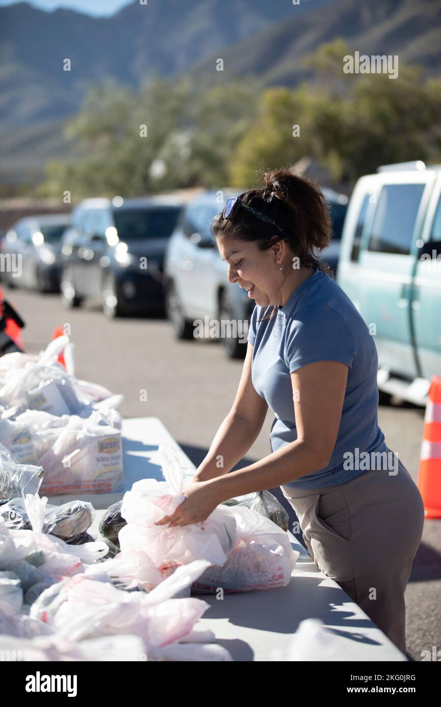 Nikki Fraire, the program manager at the Armed Forces Young Men’s ...