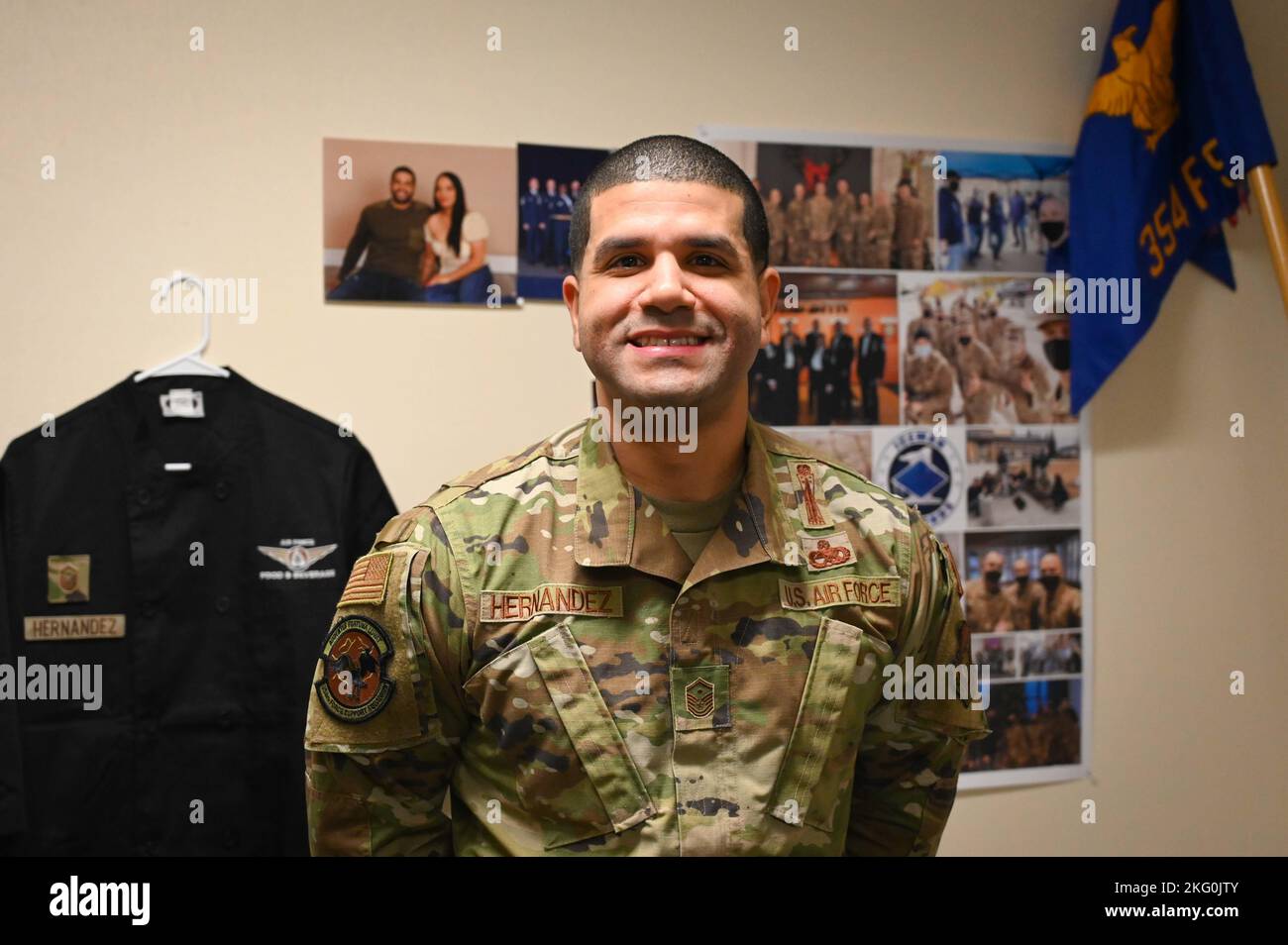 U.S. Air Force Master Sgt. Oniel Hernandez, 354th Force Support ...