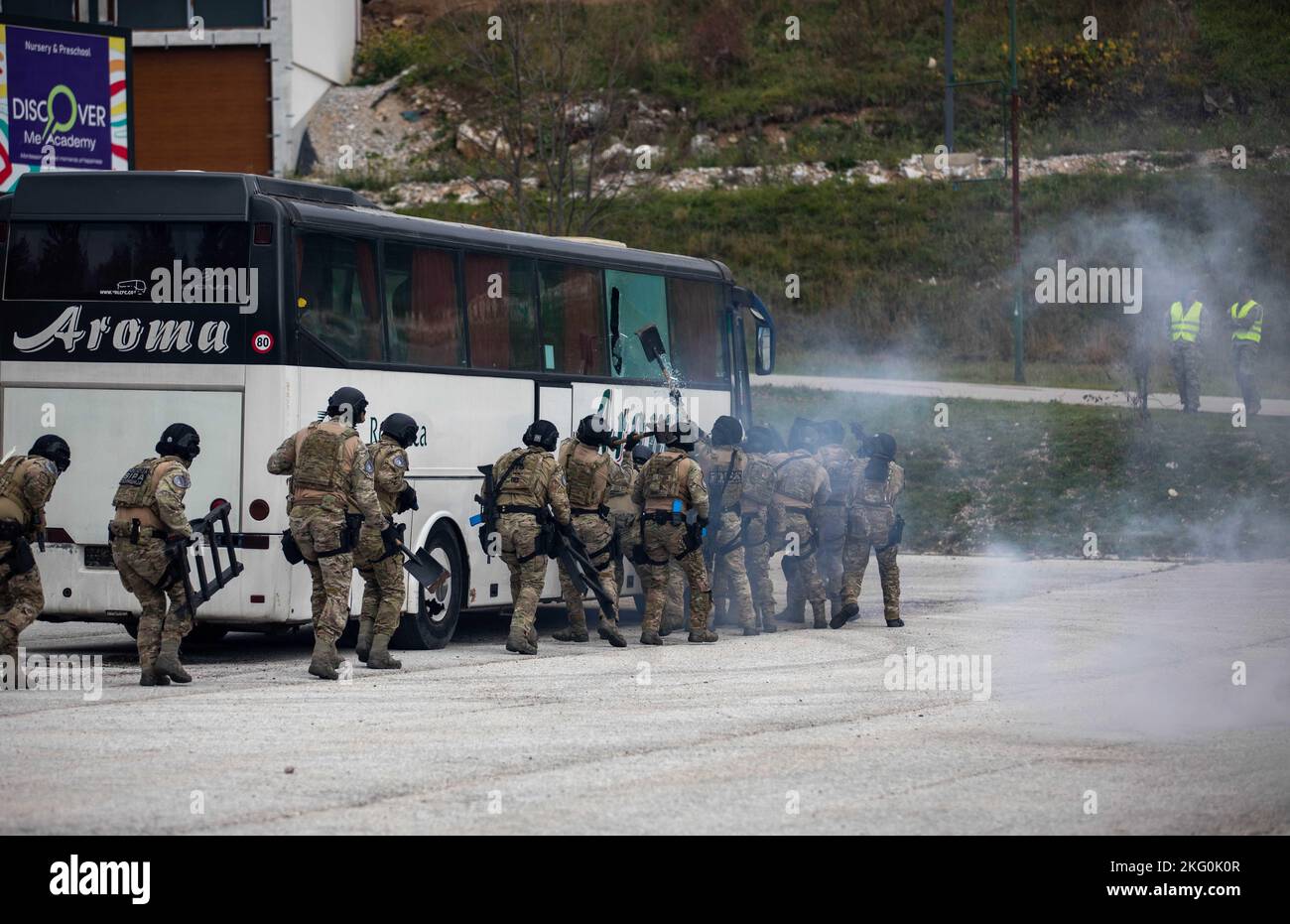 Members of the Special Support Units (SSU) of Bosnia-Herzegovina State ...