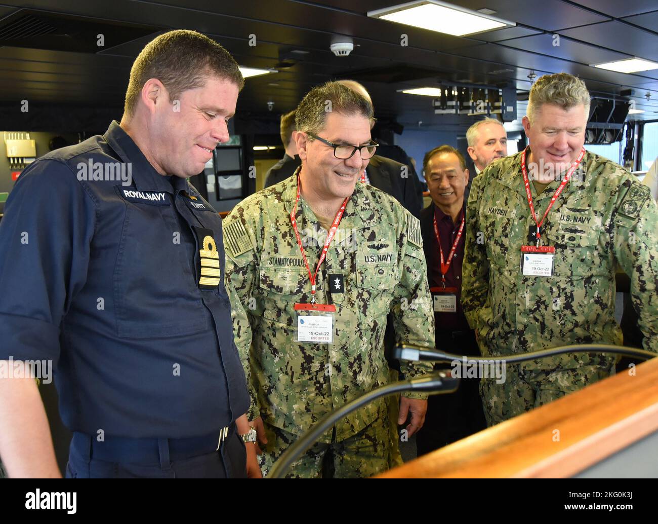 HMS Prince of Wales Commanding Officer Captain Richard Hewitt OBE Royal ...