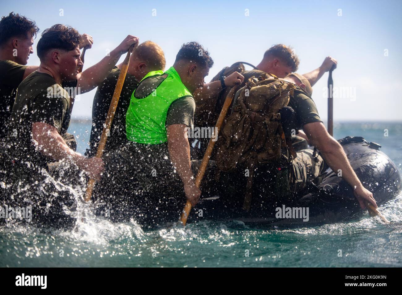 U.S. Marines with 2d Reconnaissance Battalion, 2d Marine Division ...