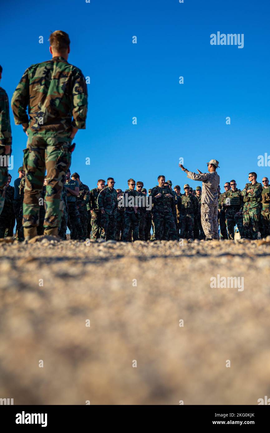 U.S. Marine Corps Staff Sgt. Gary Thaxton, the licensing officer with ...