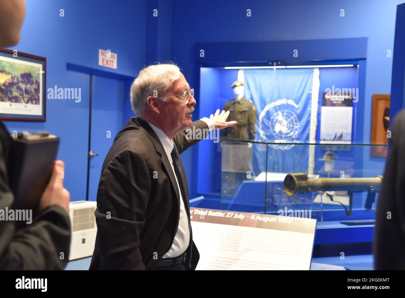 William Alexander, director and curator of the 2nd Infantry Division ...