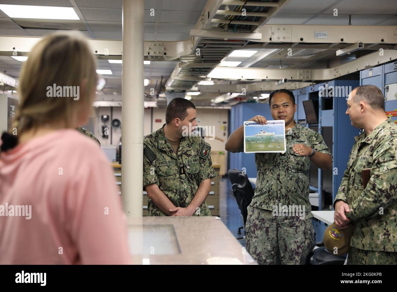 YOKOSUKA, Japan (Oct 20, 2022) Lt. Cmdr. Rino Guerrero, meteorology and ...