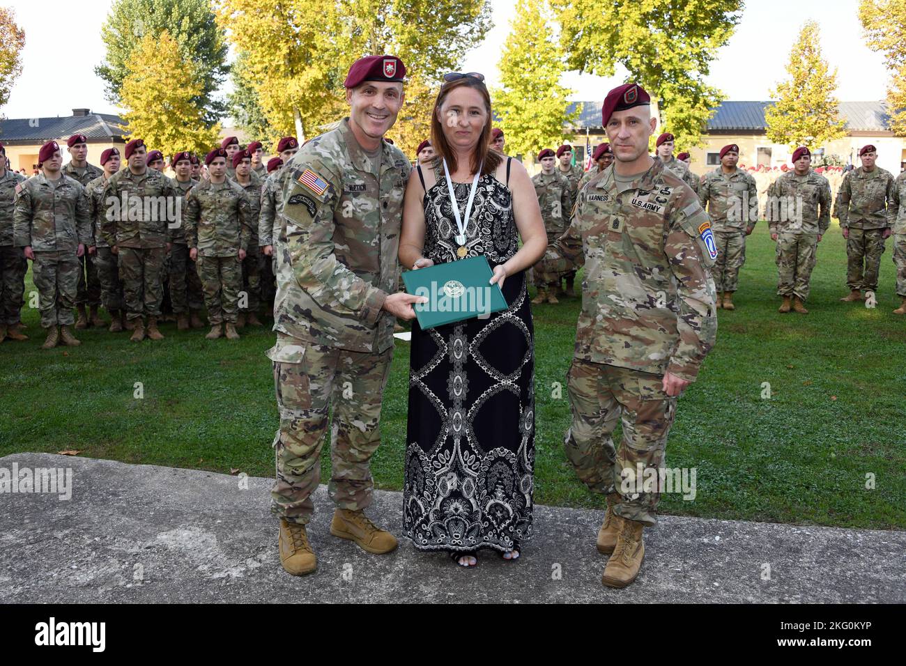 U.S. Army Lt. Col. Brian R. Miletich, commander of the 1st Battalion ...