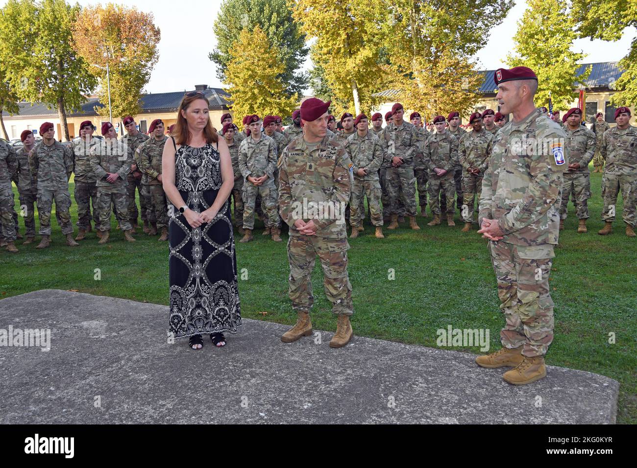 U.S. Army Lt. Col. Brian R. Miletich, commander of the 1st Battalion ...