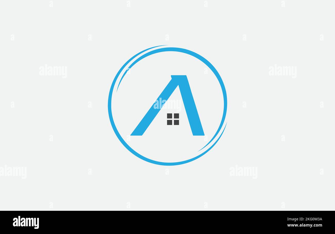 Real estate logo design circle icon and real estate symbol vector and ...