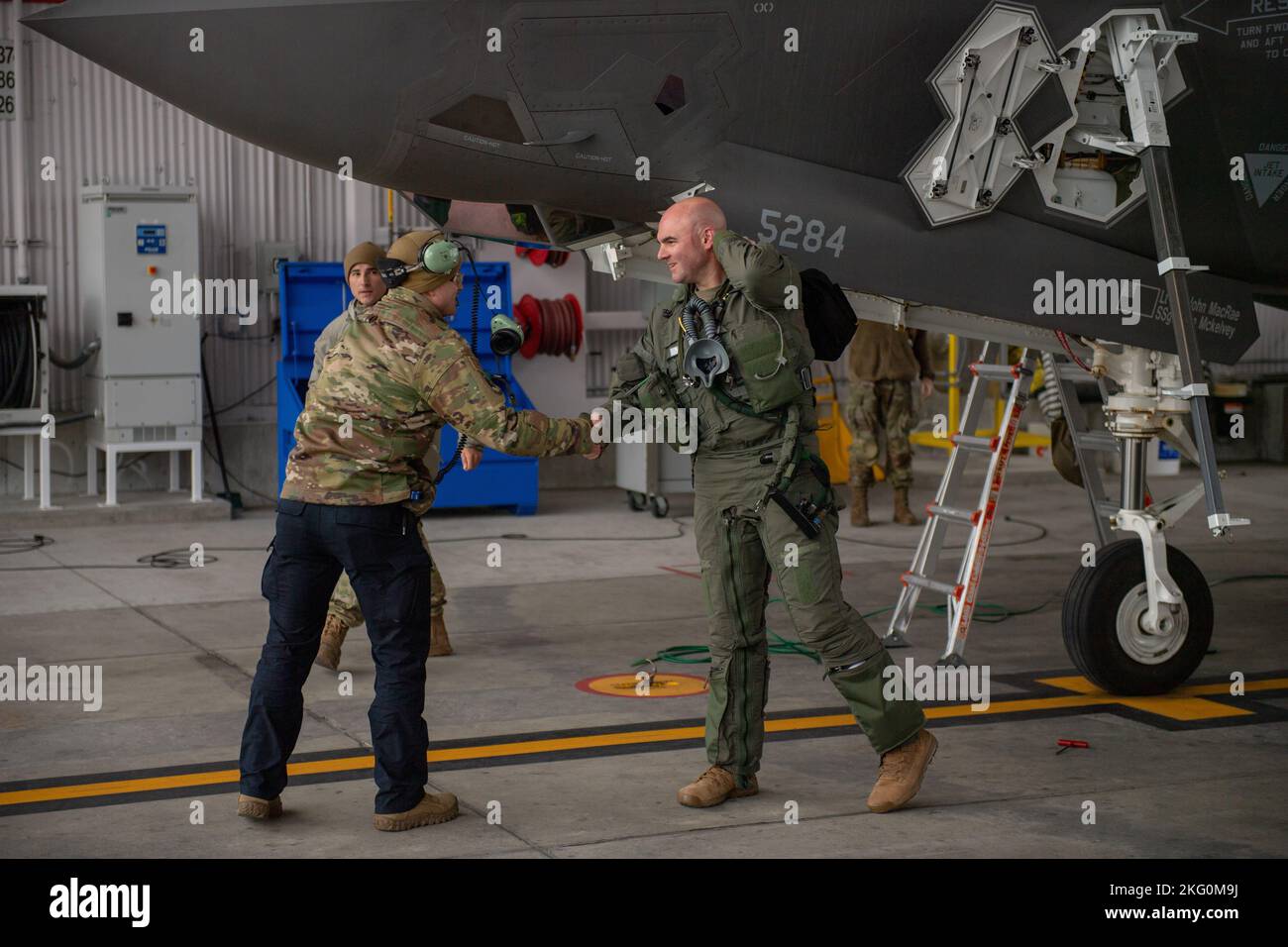 Aircraft crew chief for the sortie hi-res stock photography and images ...