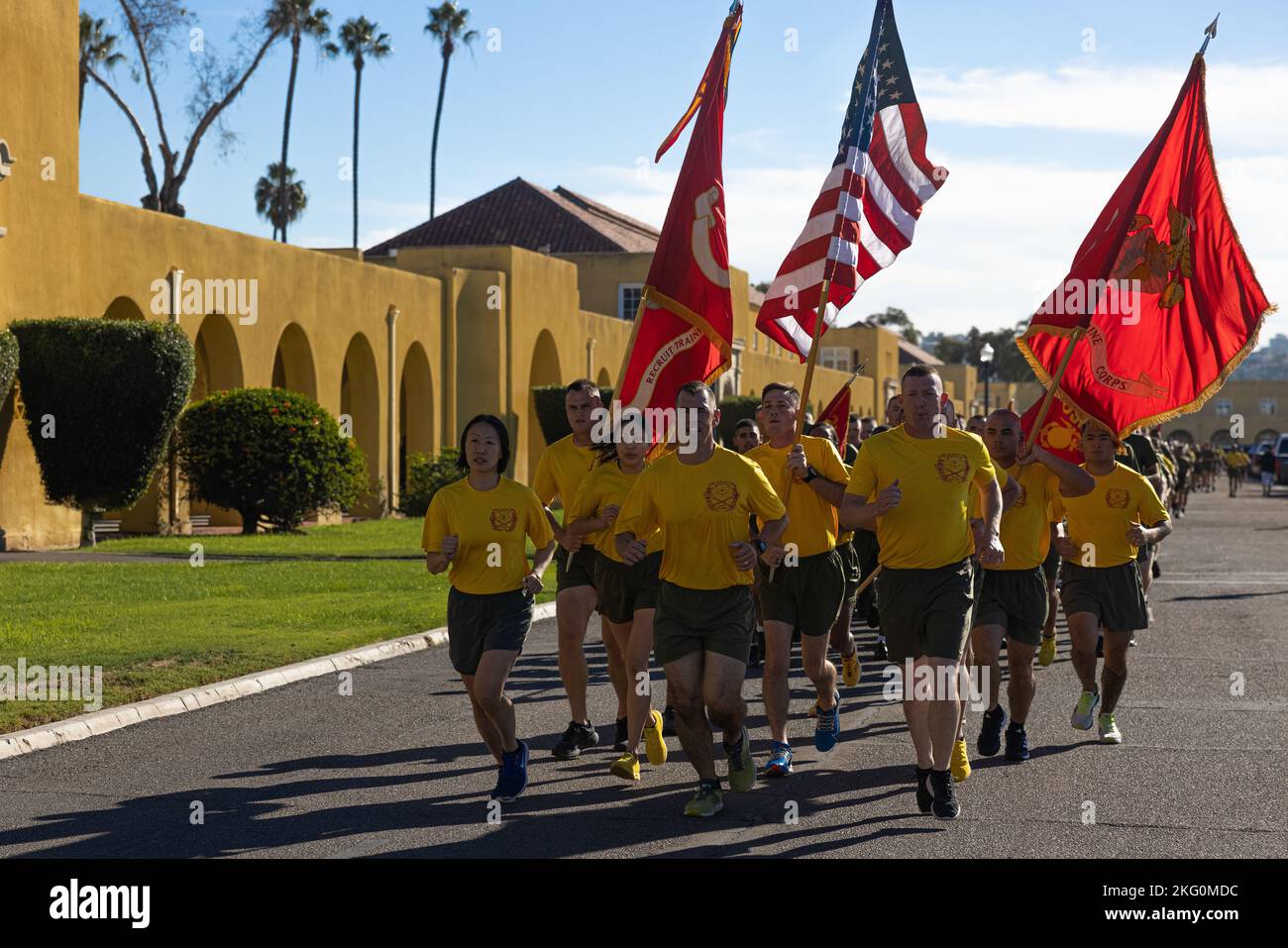 U.S. Marines with 2nd Recruit Training Battalion, Recruit Training ...