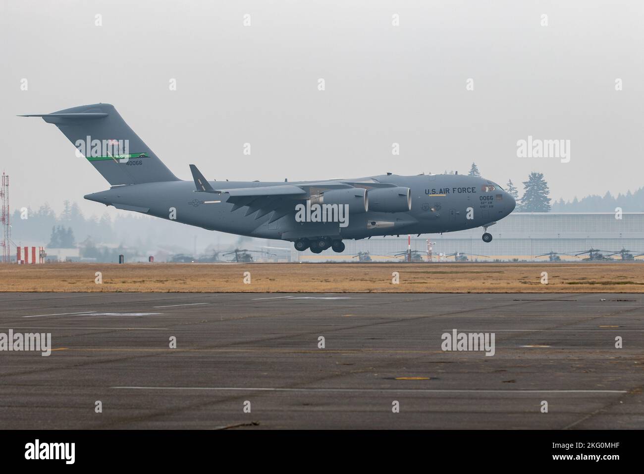 A C-17 Globemaster aircrew assigned to the Washington National Guard ...