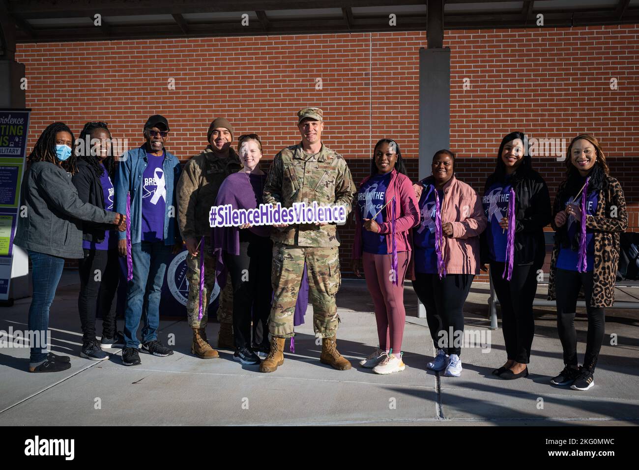 Col. Lucas Teel, center, 4th Fighter Wing Commander, poses for a photo ...