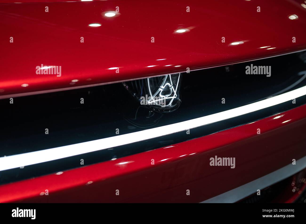 Los Angeles - USA - November 17, 2022 All-Electric Dodge Challenger ...