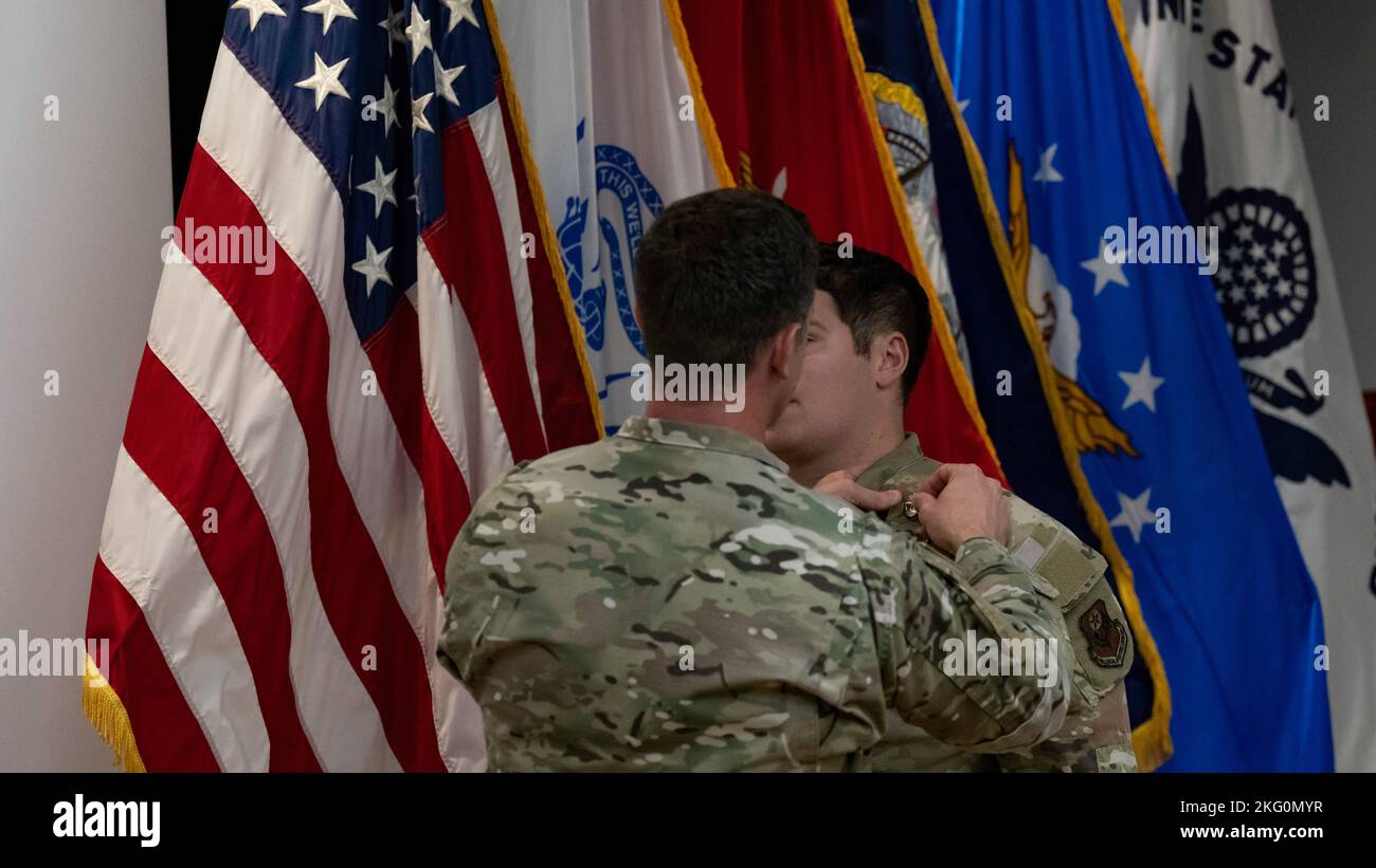 U.S. Air Force personnel were pinned with the newly authorized dive pin ...