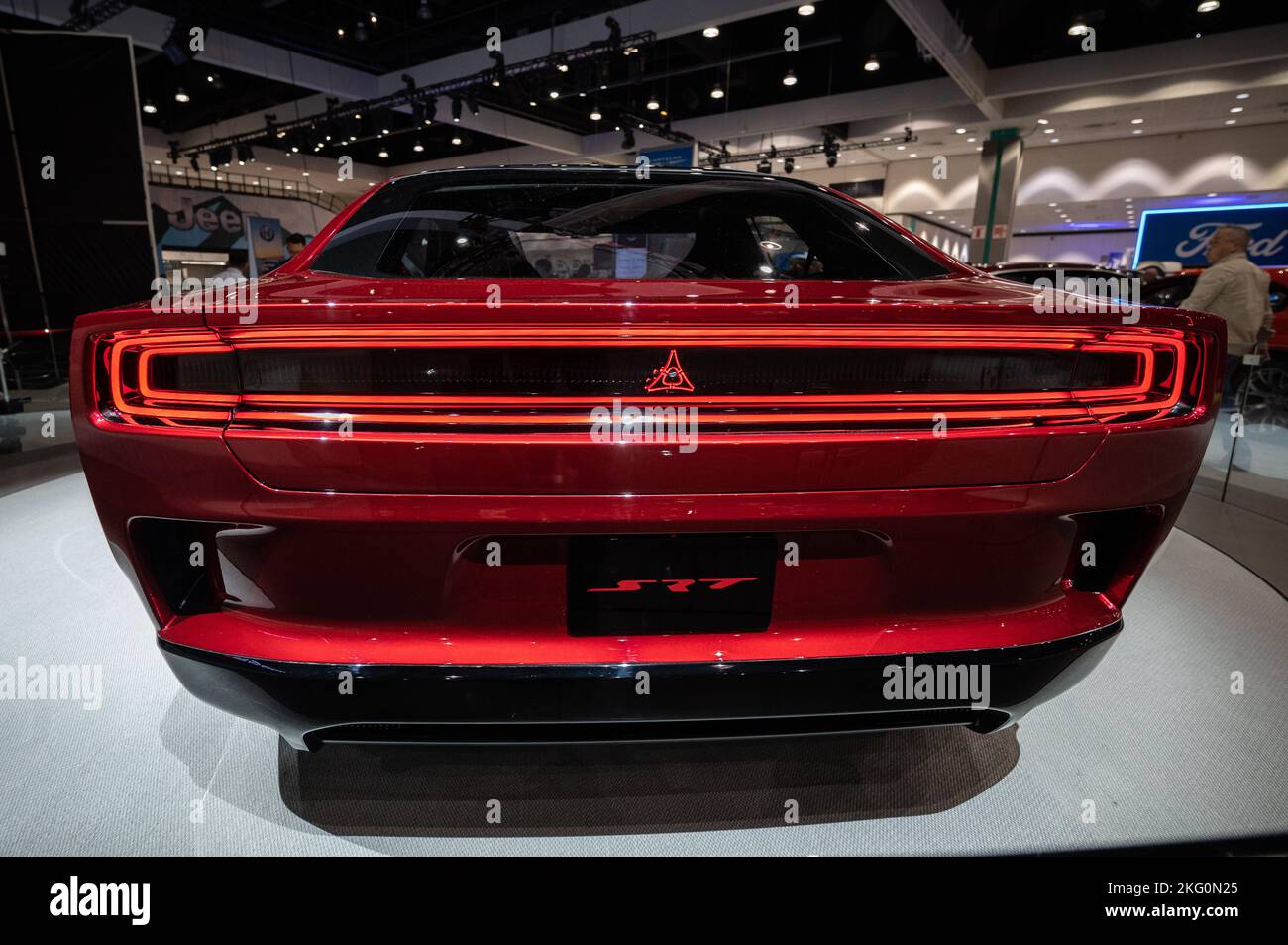 Los Angeles - USA - November 17, 2022 All-Electric Dodge Challenger ...