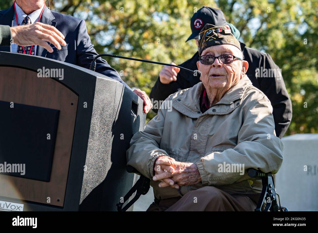 Ceo Bauer, a World War II veteran who fought with the U.S. Army’s 95th ...