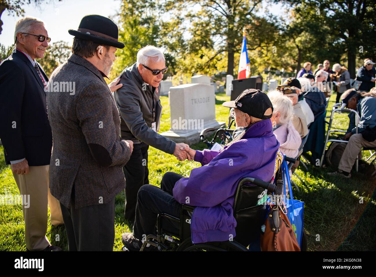 Charles Alexander, Jr., superintendent, Arlington National Cemetery ...