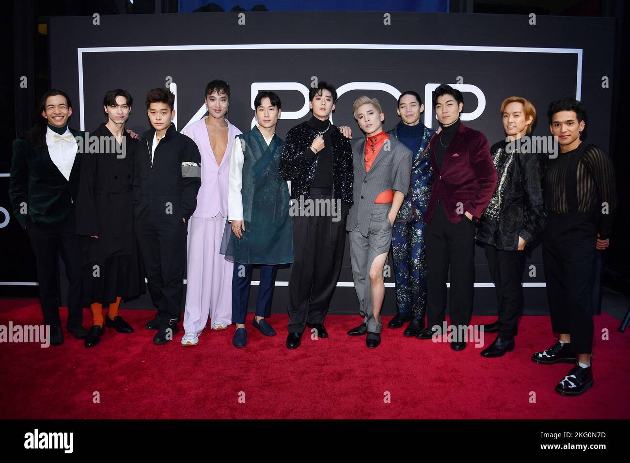New York, USA. 20th Nov, 2022. (L-R) Major Curda, Patrick Park, Jiho ...