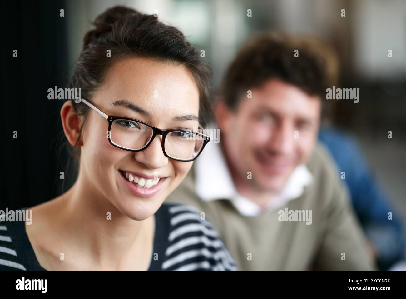 Professional sitting hi-res stock photography and images - Alamy
