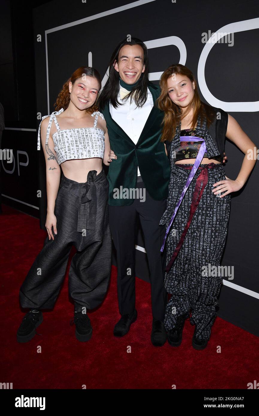 New York, USA. 20th Nov, 2022. (L-R) Piper Curda, Major Curda and ...