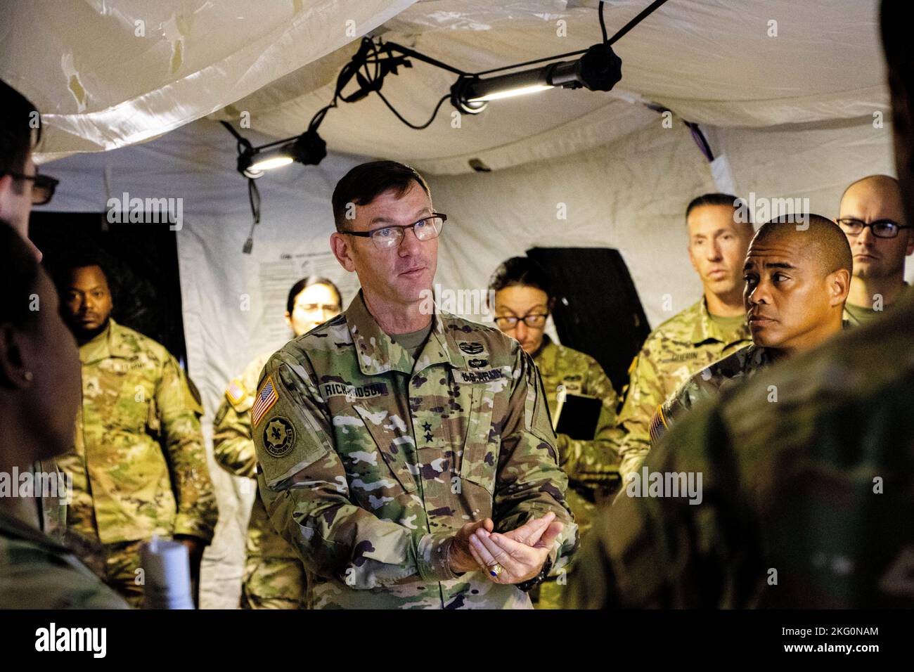 Maj. Gen. John B. Richardson IV, 1st Cavalry Division commanding ...