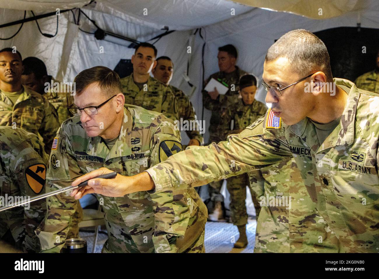 Maj. Gen. John B. Richardson IV, 1st Cavalry Division commanding ...