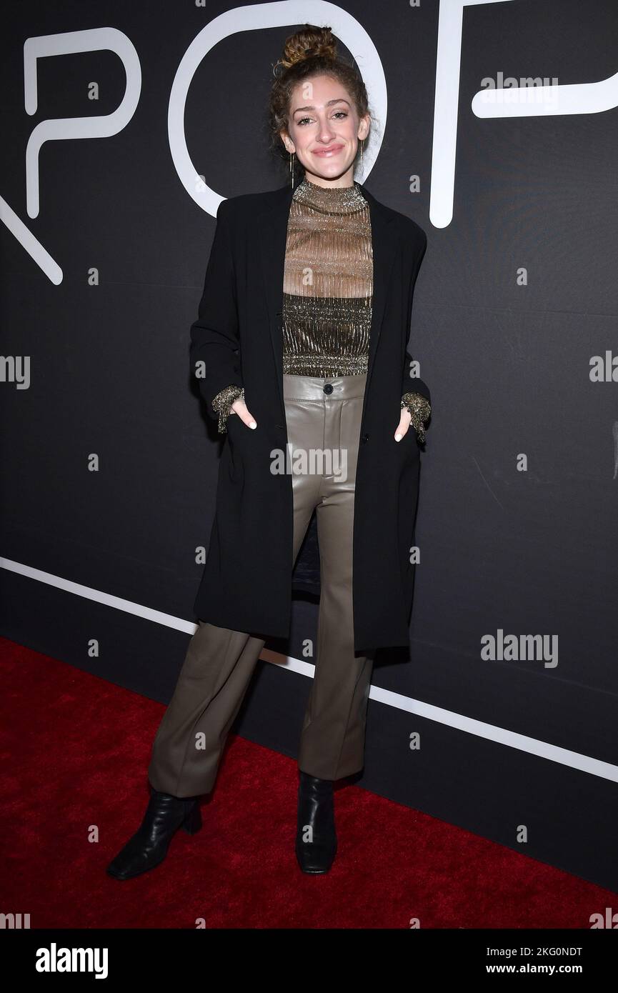 New York, USA. 20th Nov, 2022. Micaela Diamond attends ‘KPOP' Opening ...