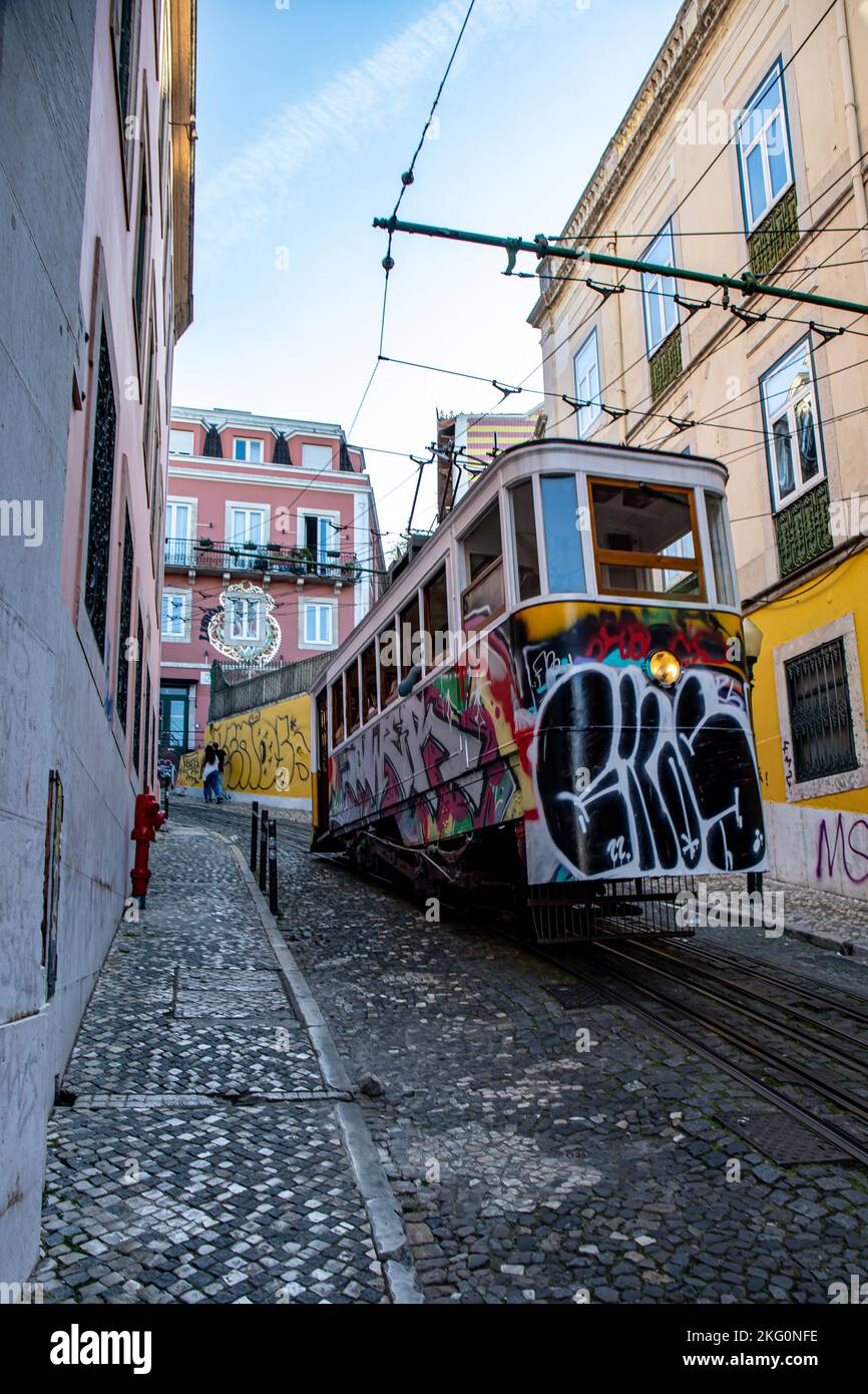 Lisbon city in autumn, Portugal Stock Photo - Alamy