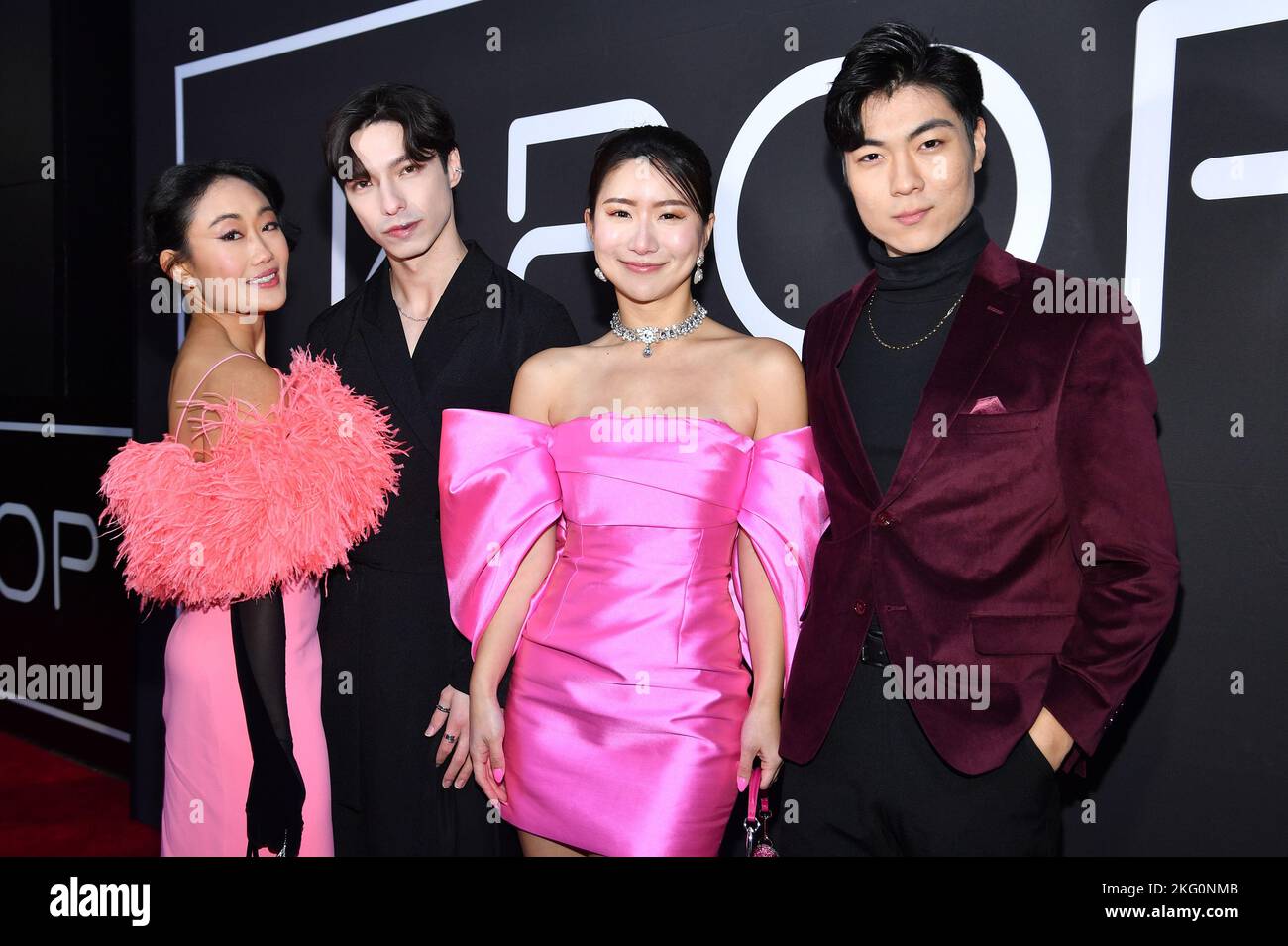 New York, USA. 20th Nov, 2022. (L-R) Marina Kondo, Patrick Park, Lina ...