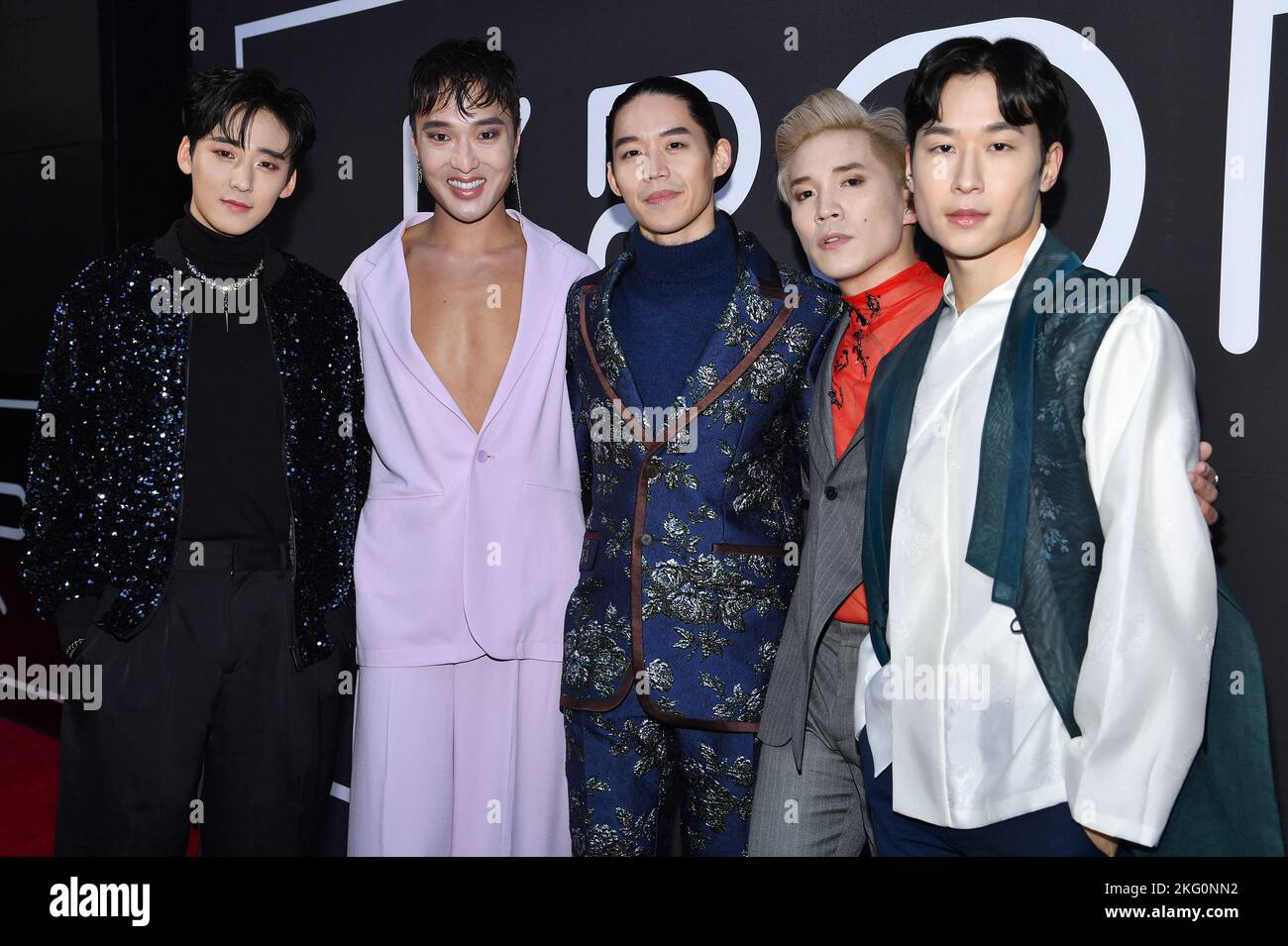 (L-R) Kevin Woo, John Yi, Eddy Lee, Abraham Lim and Joshua Lee attend ...