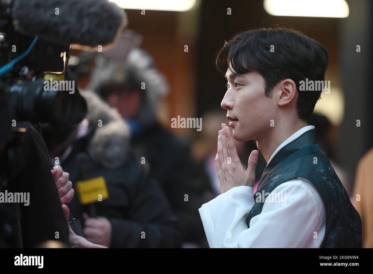Joshua Lee attends ‘KPOP’ Opening night at Circle in the Square Theatre ...