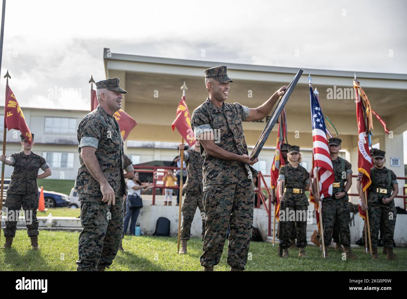 Sgt. Maj. Marcos A. Cordero, sergeant major of Combat Logistics ...