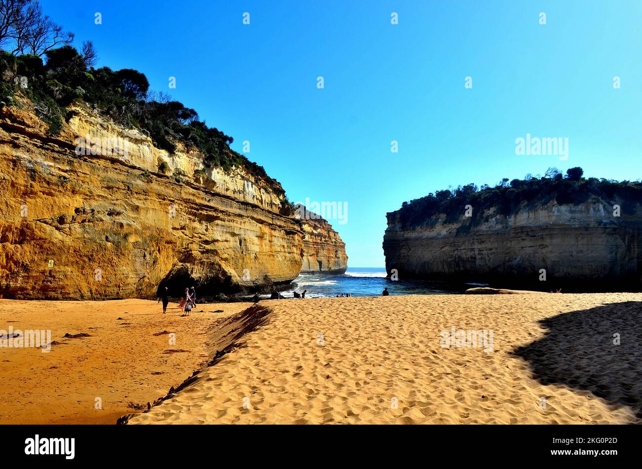 Various pictures taken at Lock Ard Gorge in Port Campbell on the Great ...