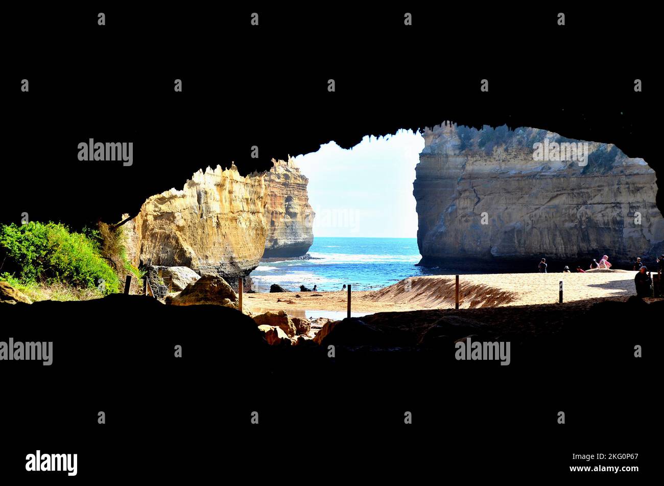 Various pictures taken at Lock Ard Gorge in Port Campbell on the Great ...