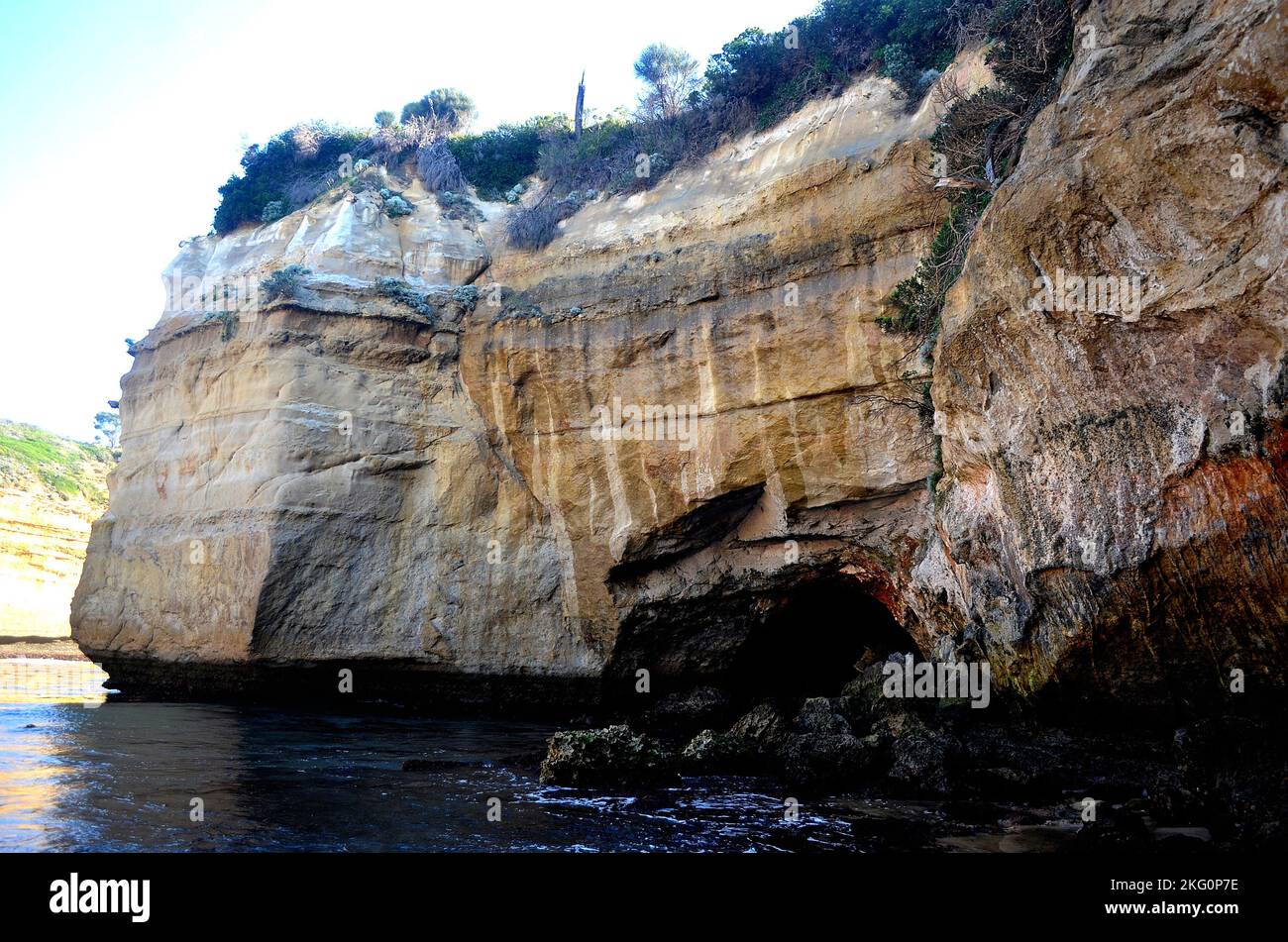 Various pictures taken at Lock Ard Gorge in Port Campbell on the Great ...