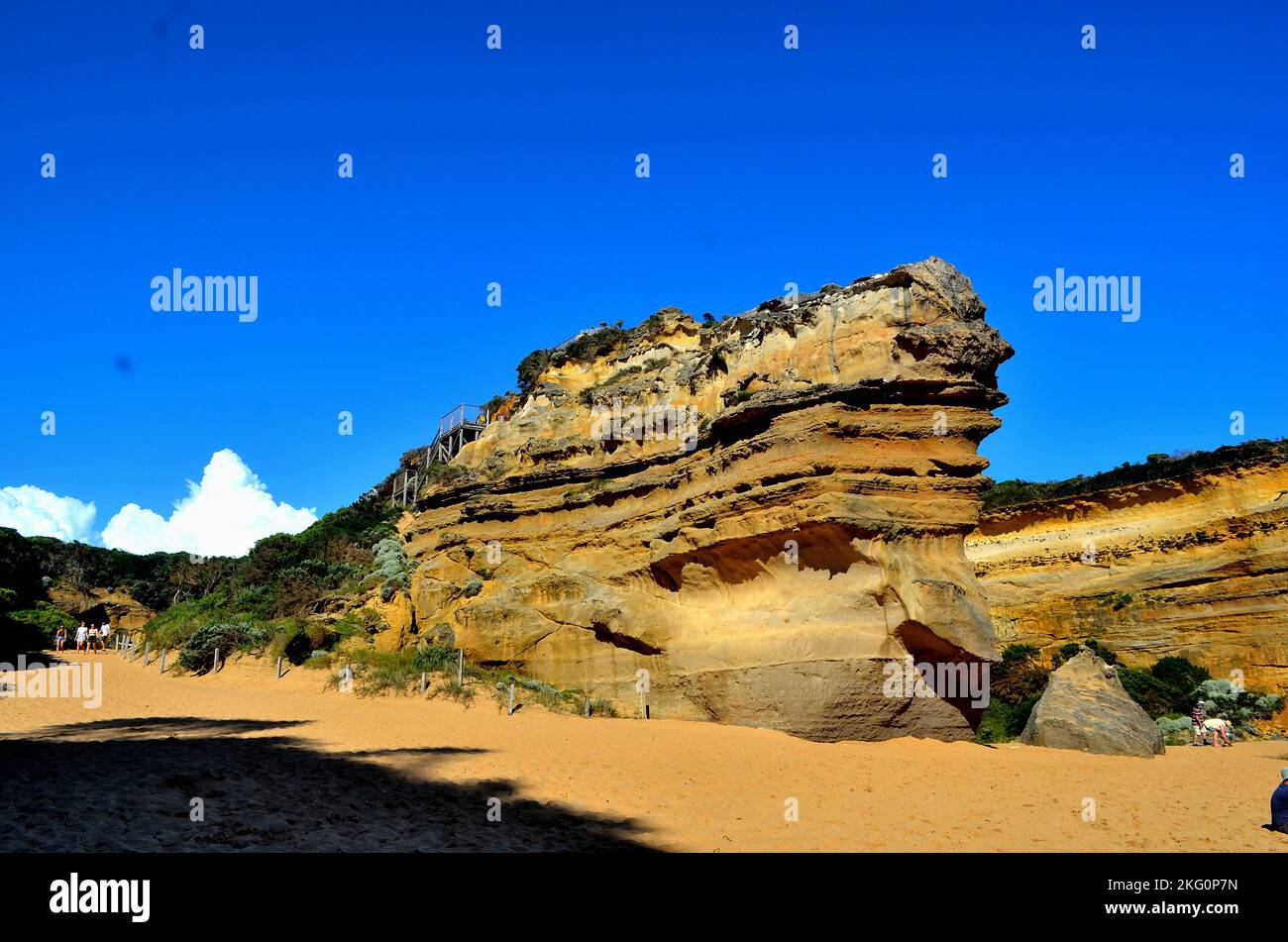 Various pictures taken at Lock Ard Gorge in Port Campbell on the Great ...
