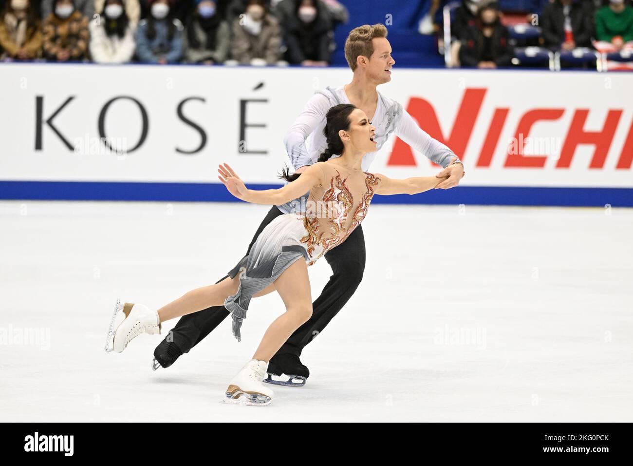 Hokkaido, Japan. Credit: MATSUO. 19th Nov, 2022. Madison Chock & Evan ...