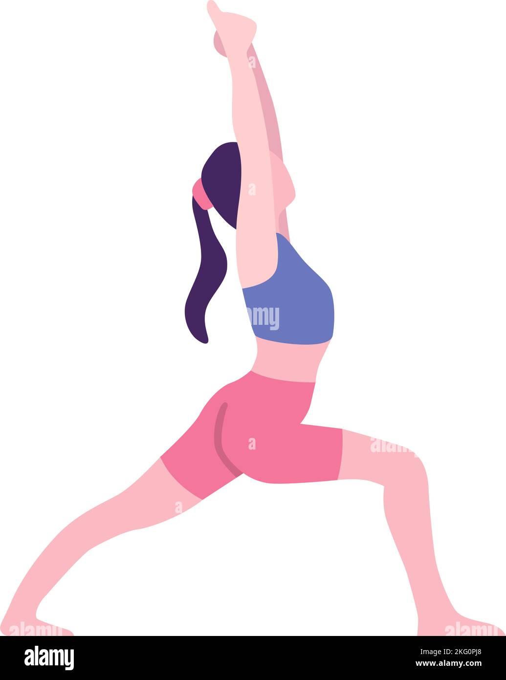 Woman do exercise vector fitness body workout icon Stock Vector Image ...