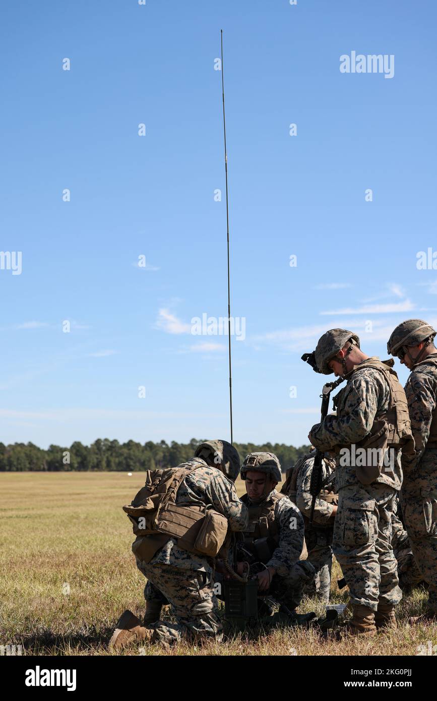 U.S. Marines with 2d Battalion, 10th Marine Regiment, 2d Marine ...