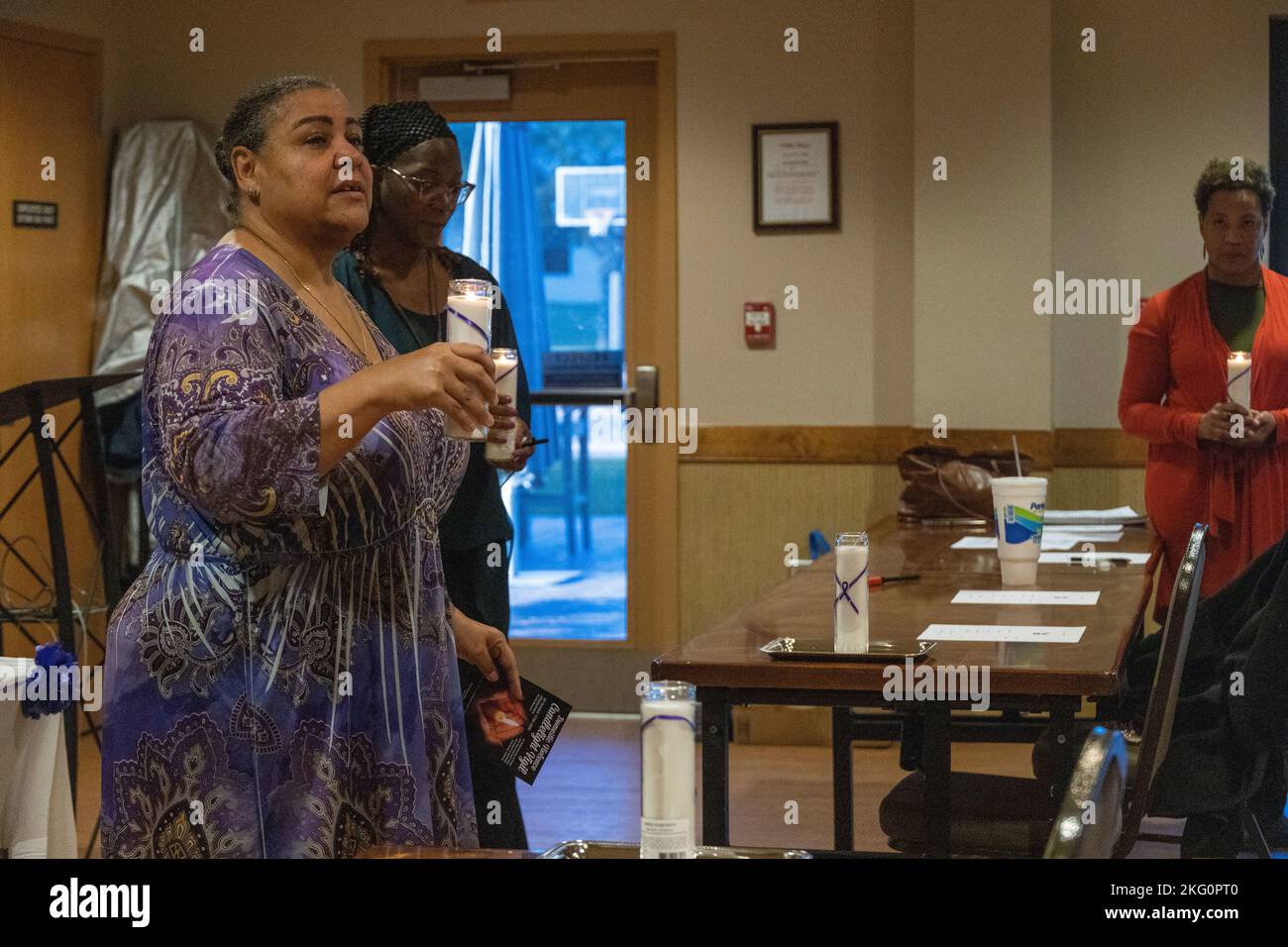 Martina Williams, family advocacy program (FAP) victim advocate, Marine ...