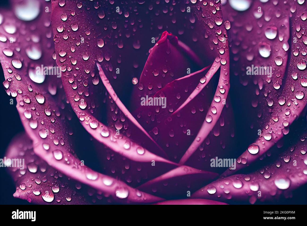 Drops falling on rose hi-res stock photography and images - Alamy
