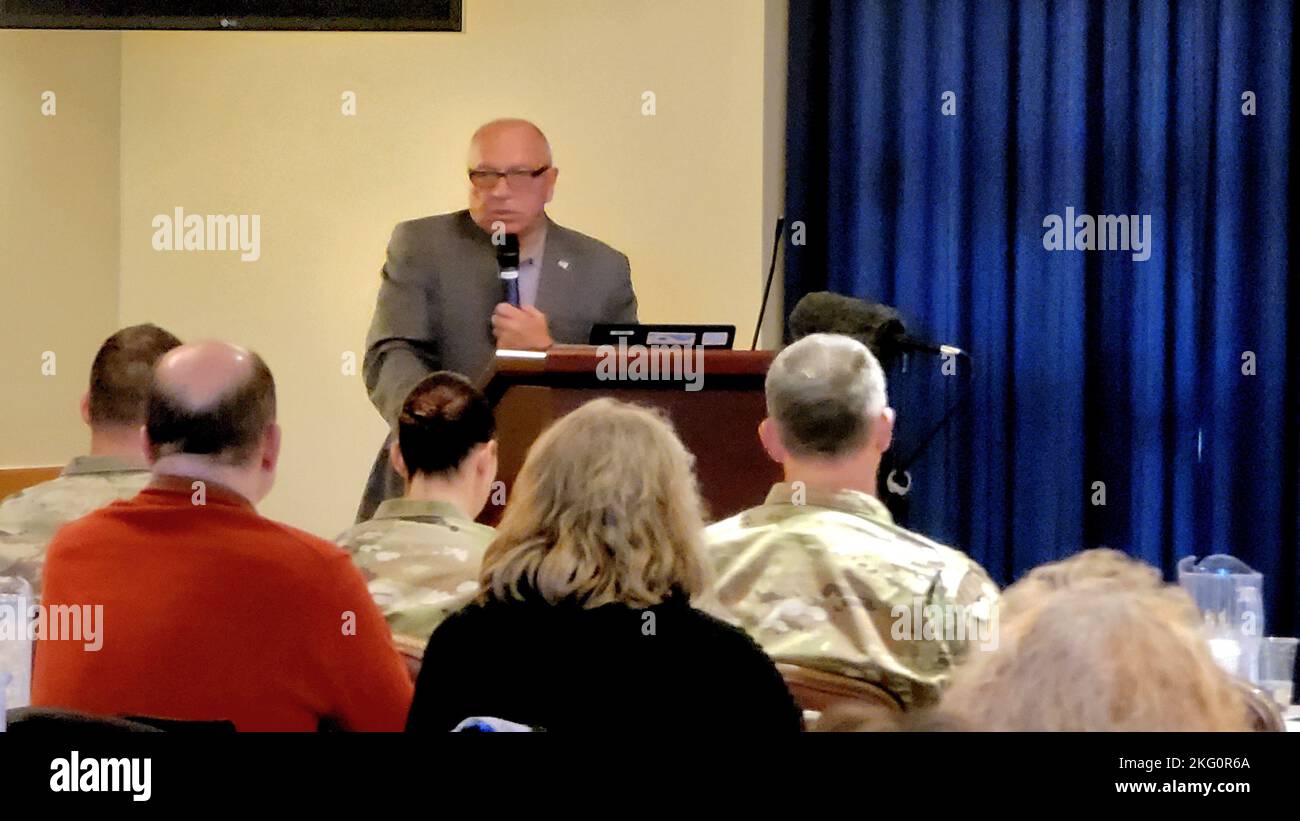 Entrepreneur and business leader Don Weber gives his presentation ...